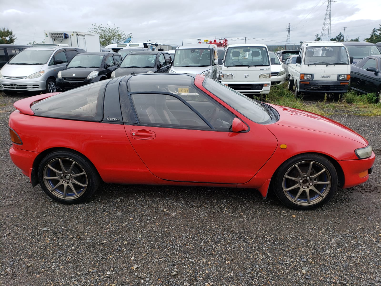 1993 Toyota SERA GULL WING Manual 5MT Butterfly doors 1.5L 5E-FHE MT. – Import cars from japan