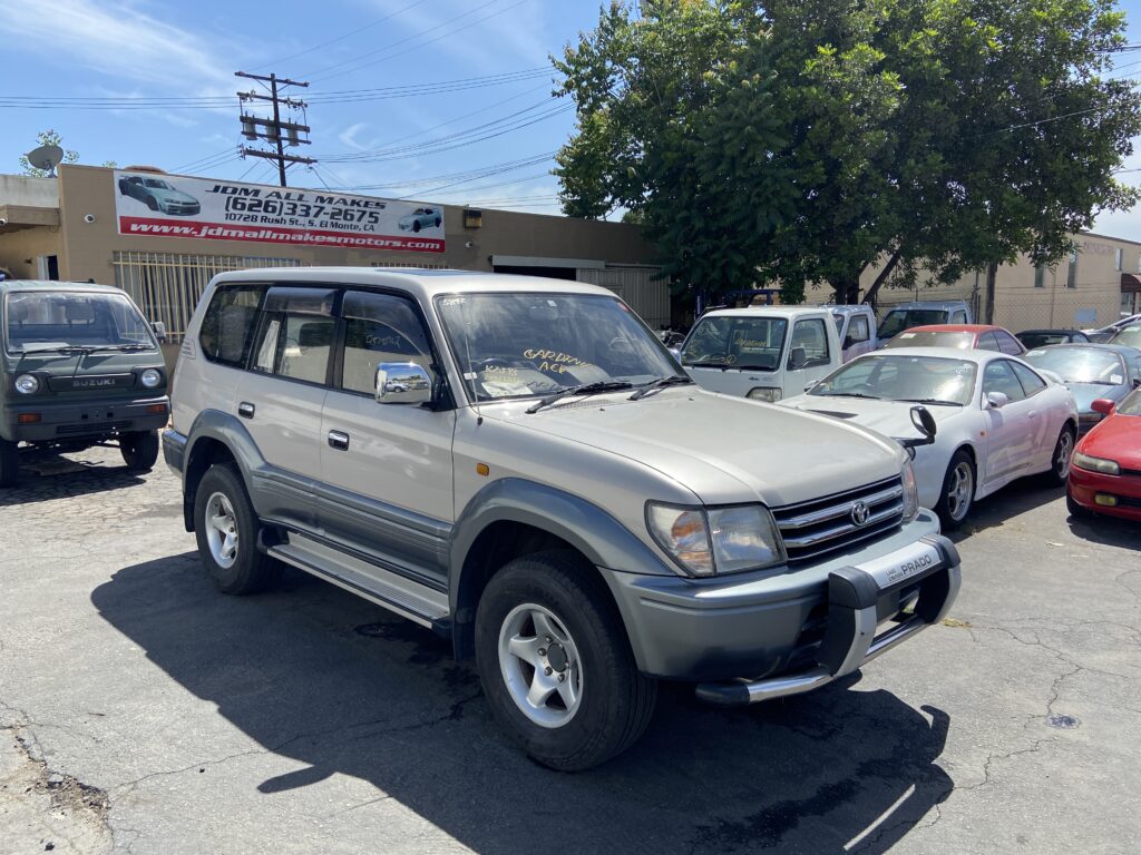 1996 Toyota Land Cruiser Prado TZ 3.0L J95 1KZ-TE Turbo Diesel AT Hi-4Low | Import cars from japan